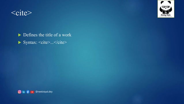 Introduction to HTML with syntax and tags.pptx