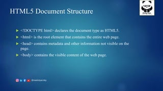 Introduction to HTML with syntax and tags.pptx