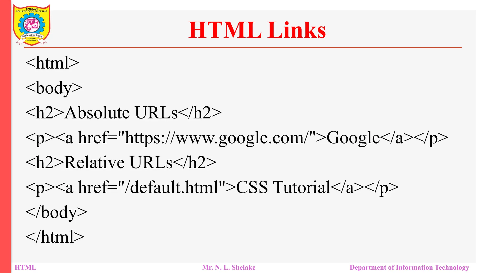 Hypertext Markup Language Html And Cascaded Style Sheet Css Ppt