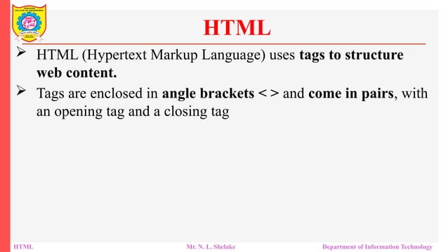 Hypertext Markup Language Html And Cascaded Style Sheet Css Ppt