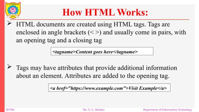Hypertext Markup Language Html And Cascaded Style Sheet Css Ppt