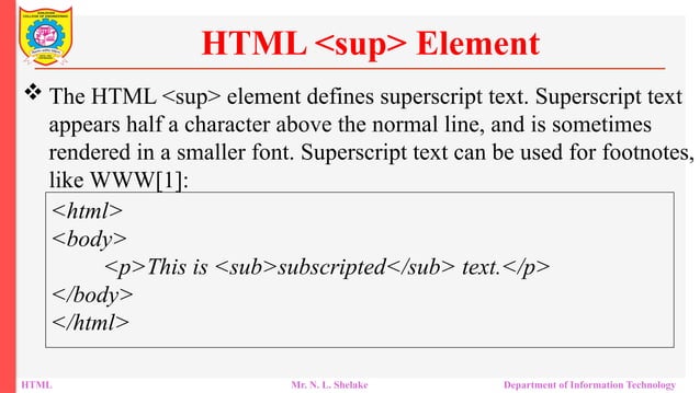 Hypertext Markup Language Html And Cascaded Style Sheet Css Pptx