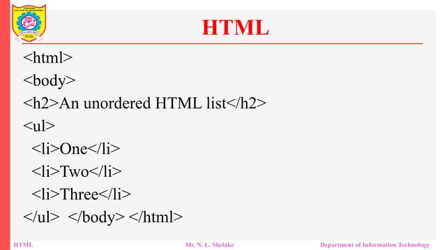 Hypertext Markup Language (HTML ) and Cascaded Style Sheet (CSS) | PPTX
