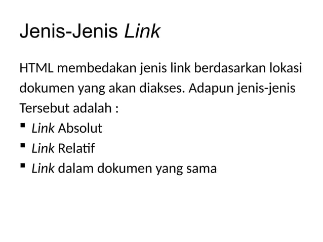 Pemrograman Web dan Perangkat Bergerak materi tentang HTML | PPT