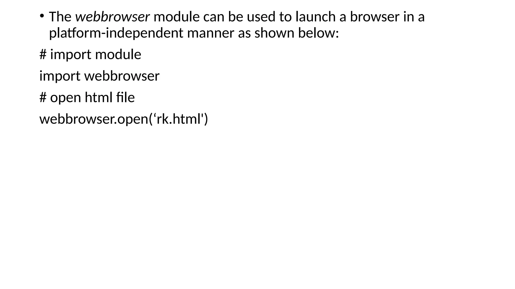 Parsing HTML read and write operations and OS Module.pptx