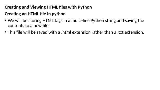 Parsing HTML read and write operations and OS Module.pptx