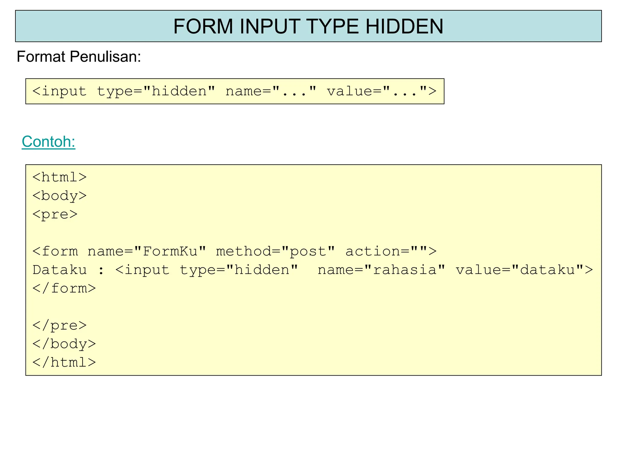 Presentasi Pengenalan HTML Dasar Membuat Desain Web Bagian 3 | PPT