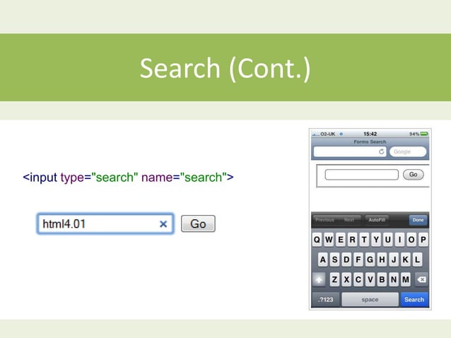 HTML-5 New Input Types | PPTX | Web Design and HTML | Internet