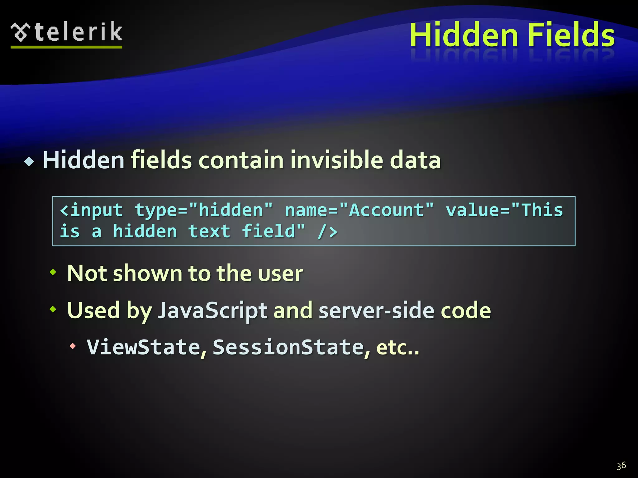 Html - Tables, Forms and Frames by Telerik Academy | PPTX