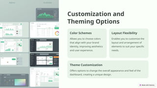 Simplify Data Management with HTML Admin Dashboard Templates | PPT