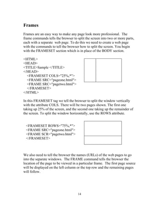 Html advanced-reference-guide for creating web forms | PDF