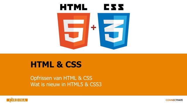 Refresher HTML(5) and CSS(3) - CC FE & UX | PPT