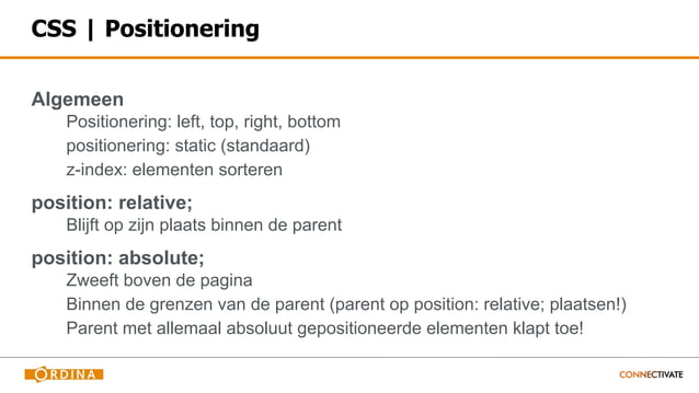 Refresher HTML(5) and CSS(3) - CC FE & UX | PPT