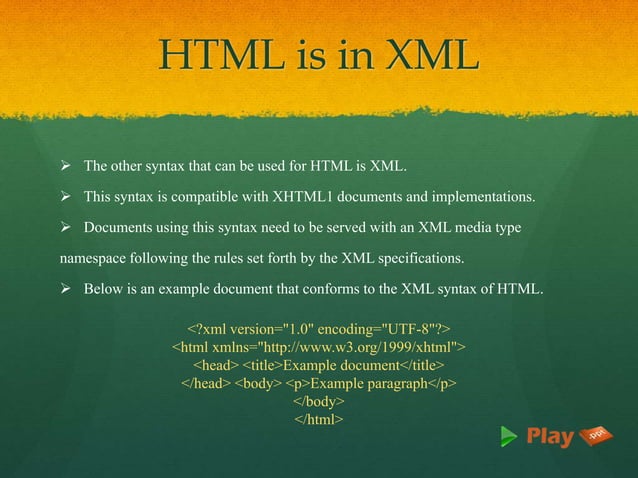 HTML basic tags and description PPT slides | PPT