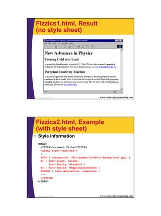 Html css | PDF