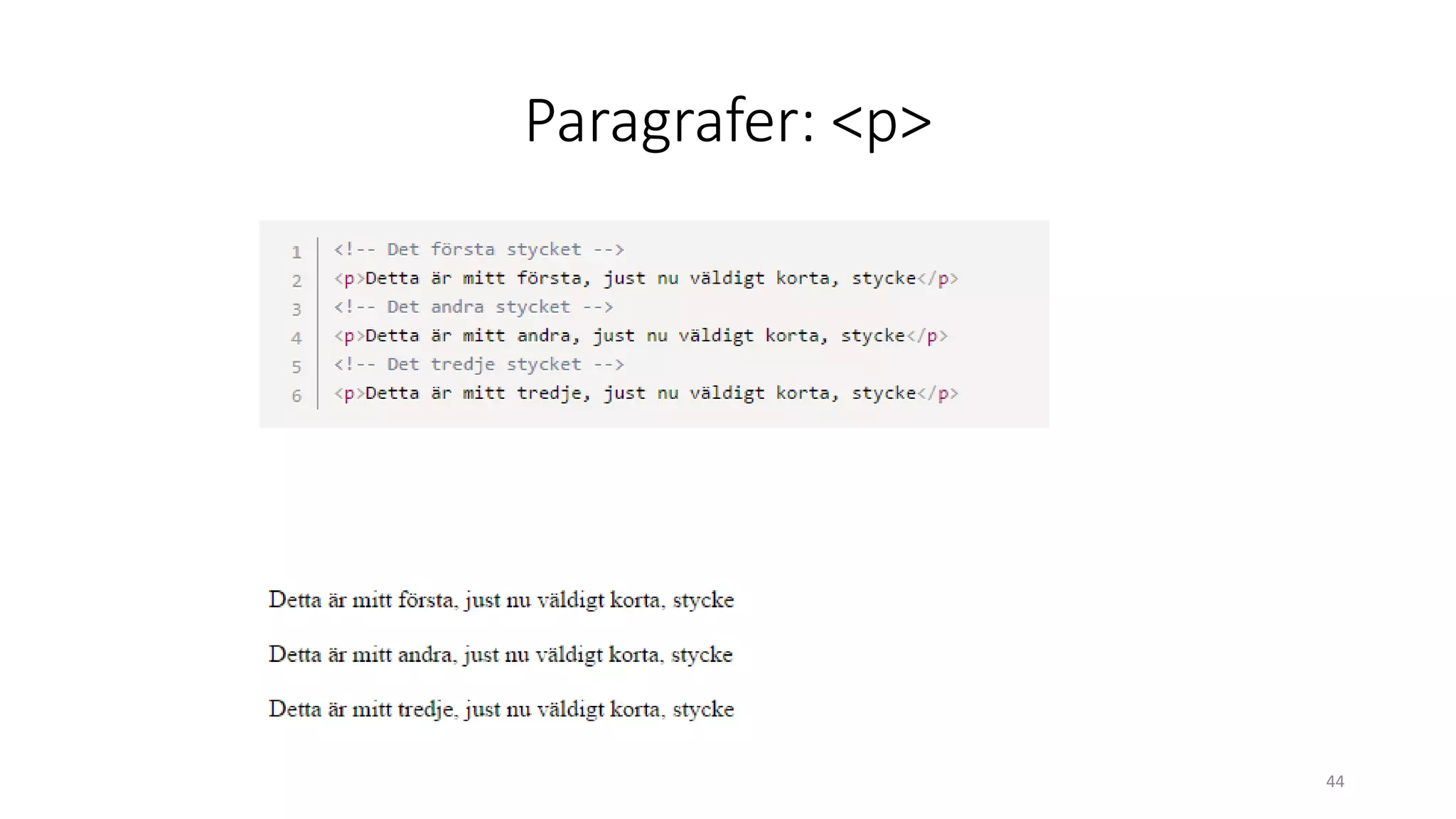 VT2019 - DA355A - Intro HTML & CSS | PPT