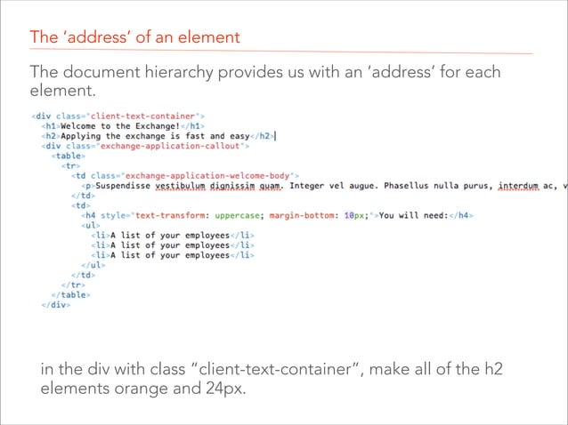 Html / CSS Presentation | PDF
