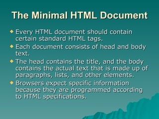 HTML Introduction | PPT