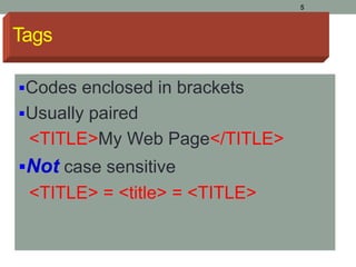 Html introduction | PPT