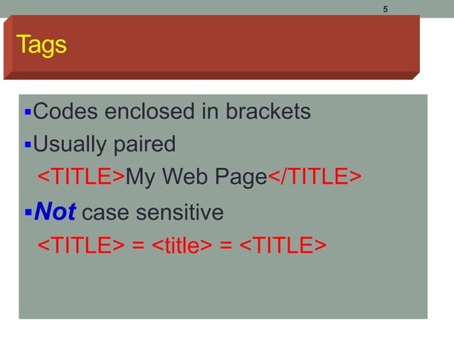 Html introduction | PPT