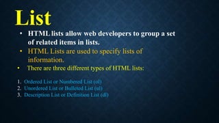 html-list-type-description-with-examples | PPT