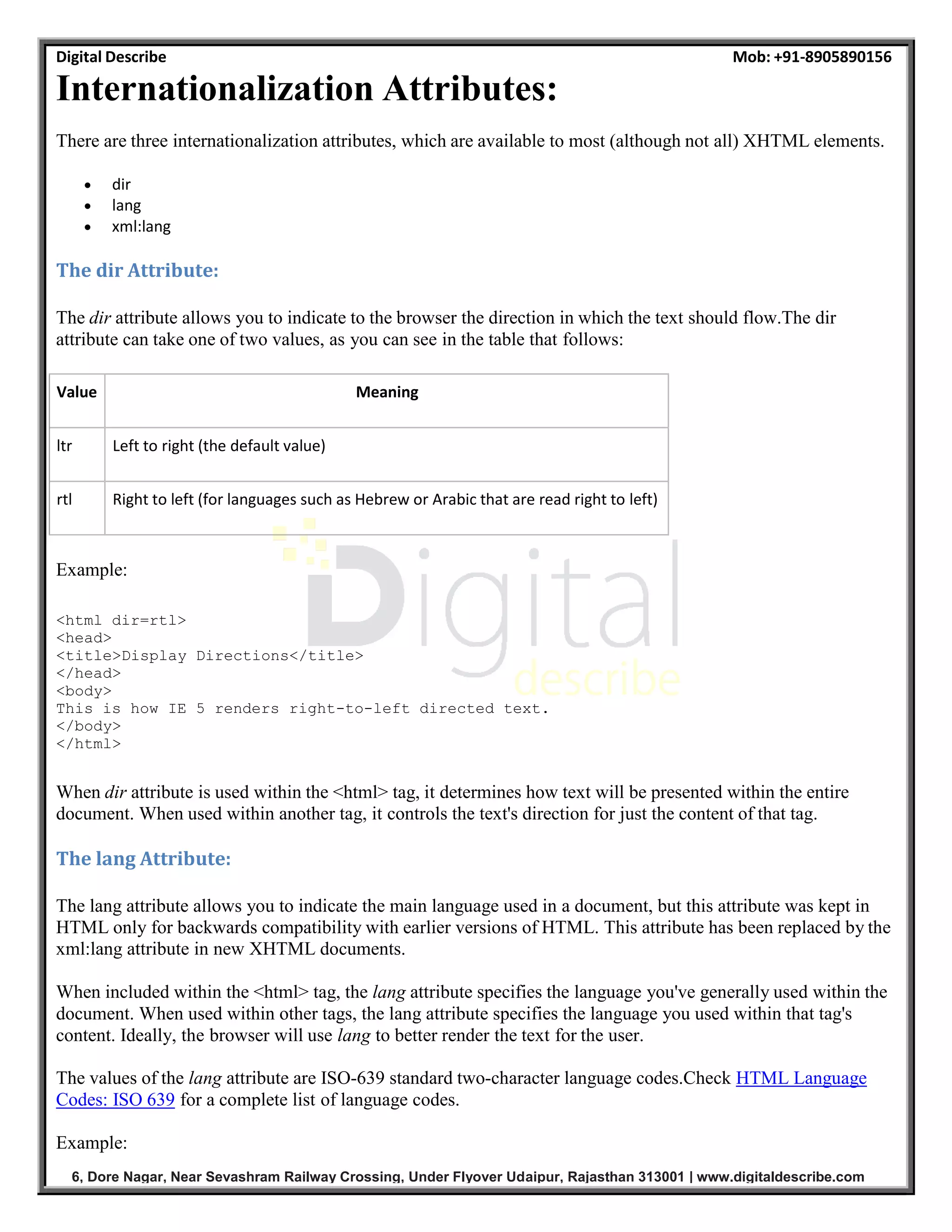 html complete notes | PDF