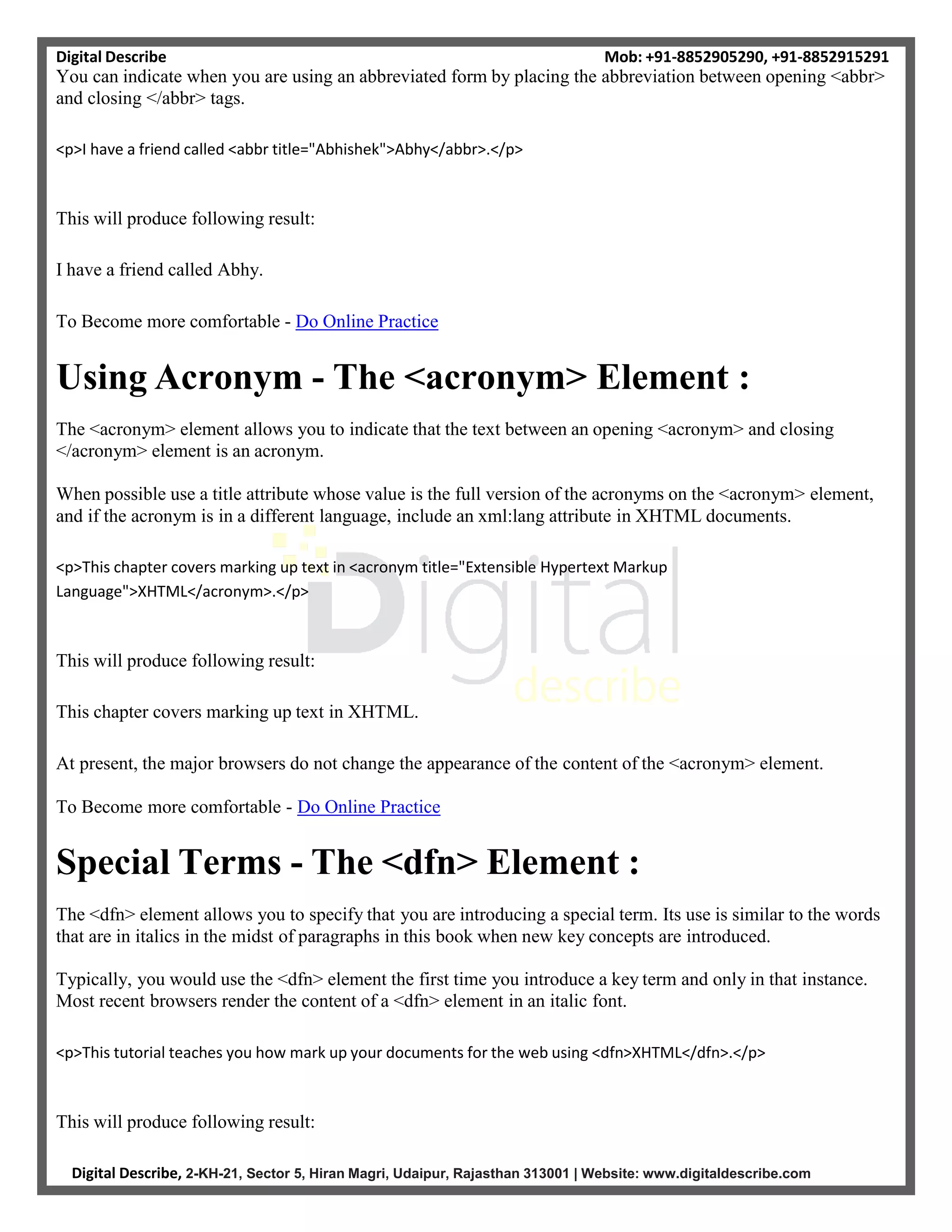 html complete notes | PDF