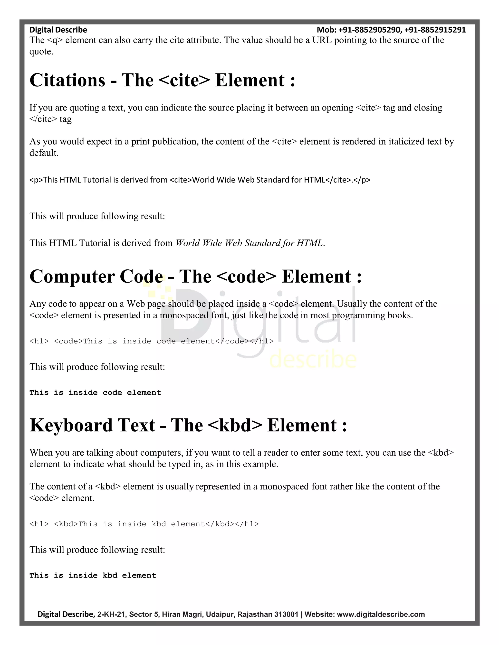 html complete notes | PDF