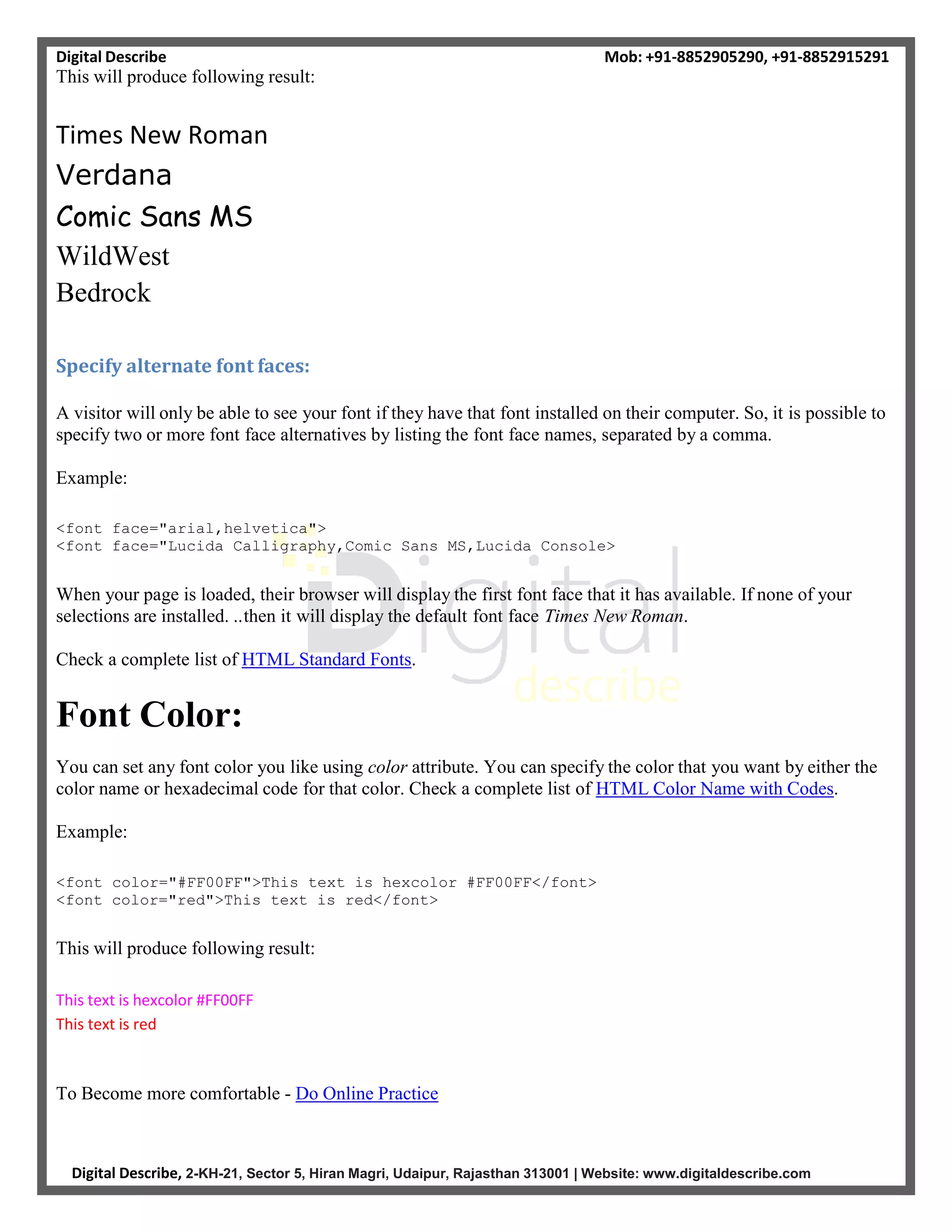 html complete notes | PDF