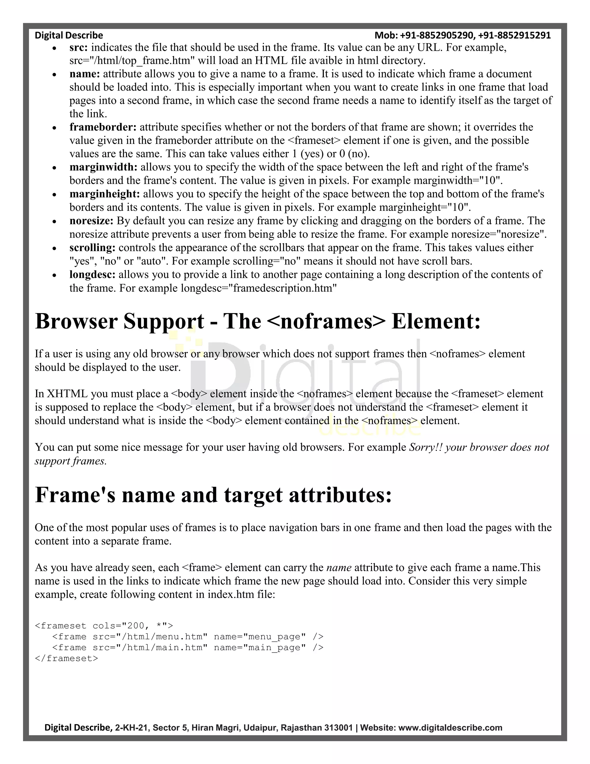 html complete notes | PDF