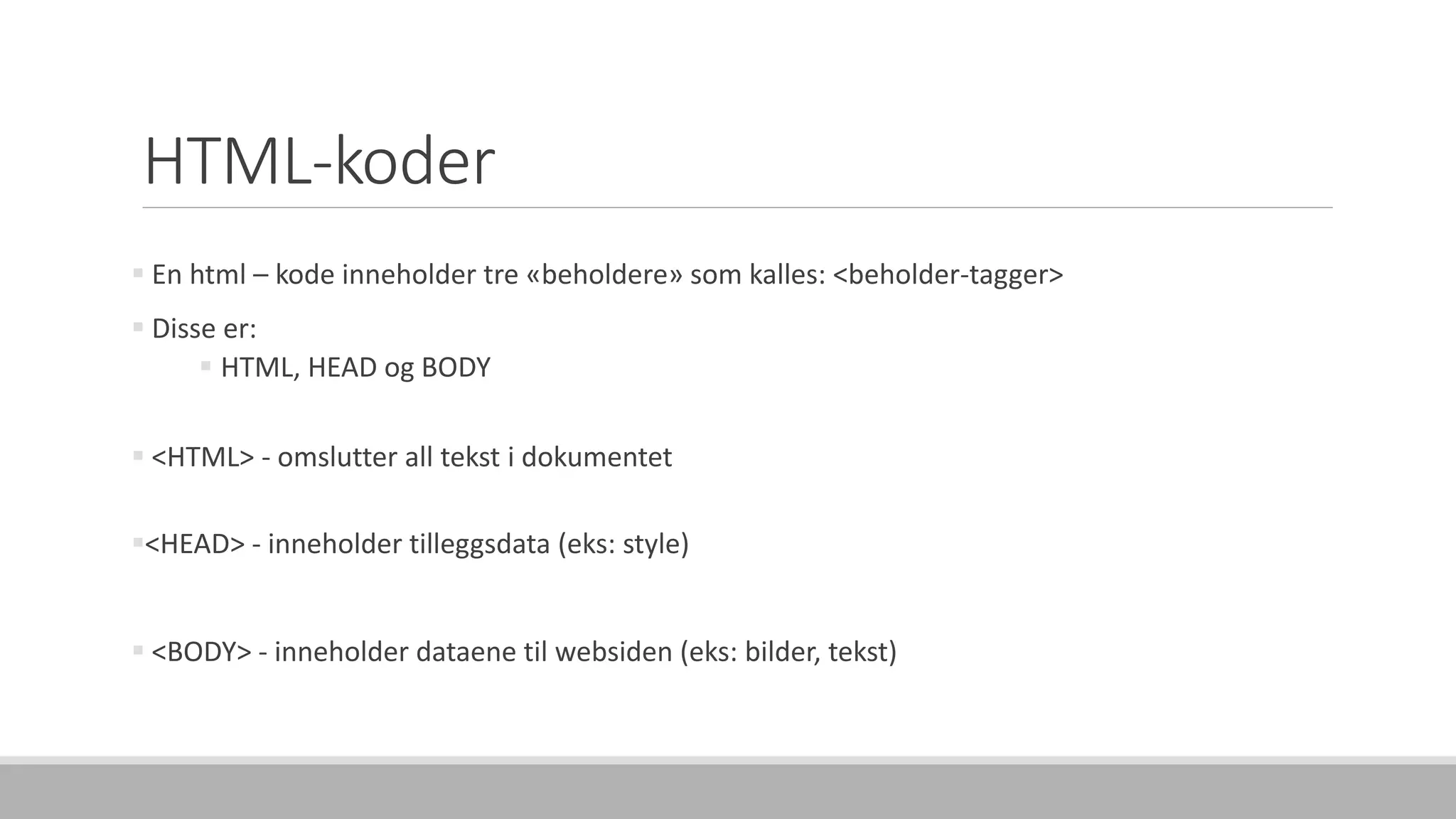 Html - powerpoint | PPT