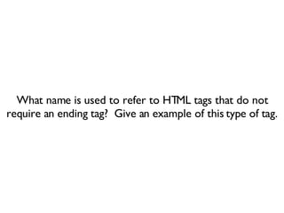 HTML Tutorial: Chapters 1 & 2 | PPT
