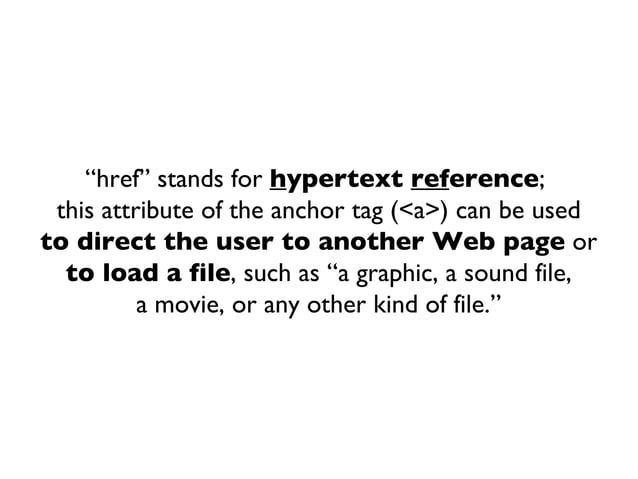 HTML Tutorial: Chapters 5 & 6 | PPT