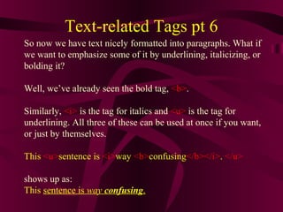 Basics of Html | PPT