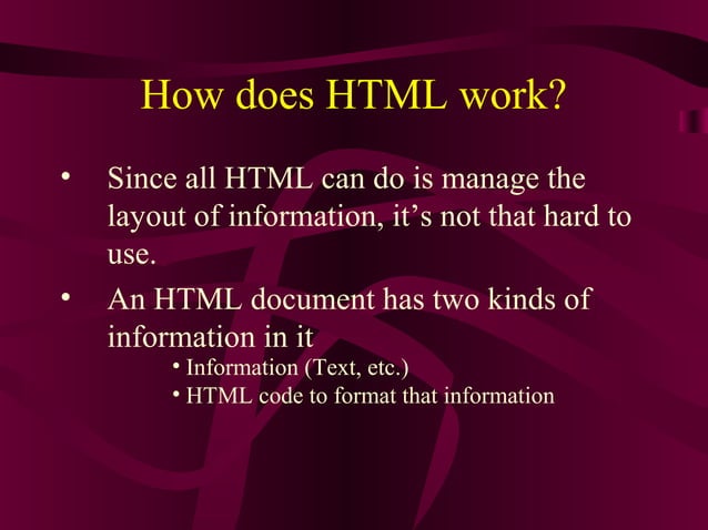 Basics of Html | PPT