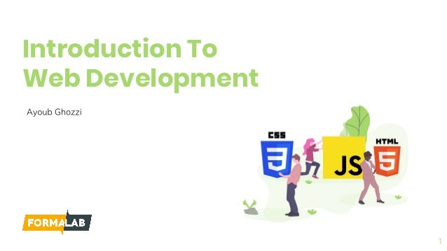 Introduction to web development - HTML 5 Introduction to web development - HTML 5