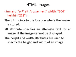 uptu web technology unit 2 html | PPT