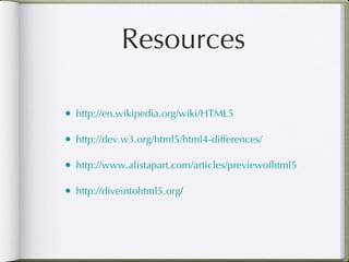 Html5 Overview | PPT