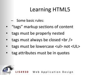 Html5 | PPT | Web Design and HTML | Internet