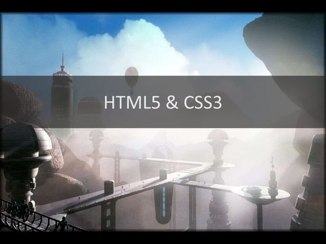 Introduction to HTML5 and CSS3 | PPTX