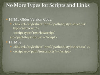 HTML5 with examples | PPT | Free Download
