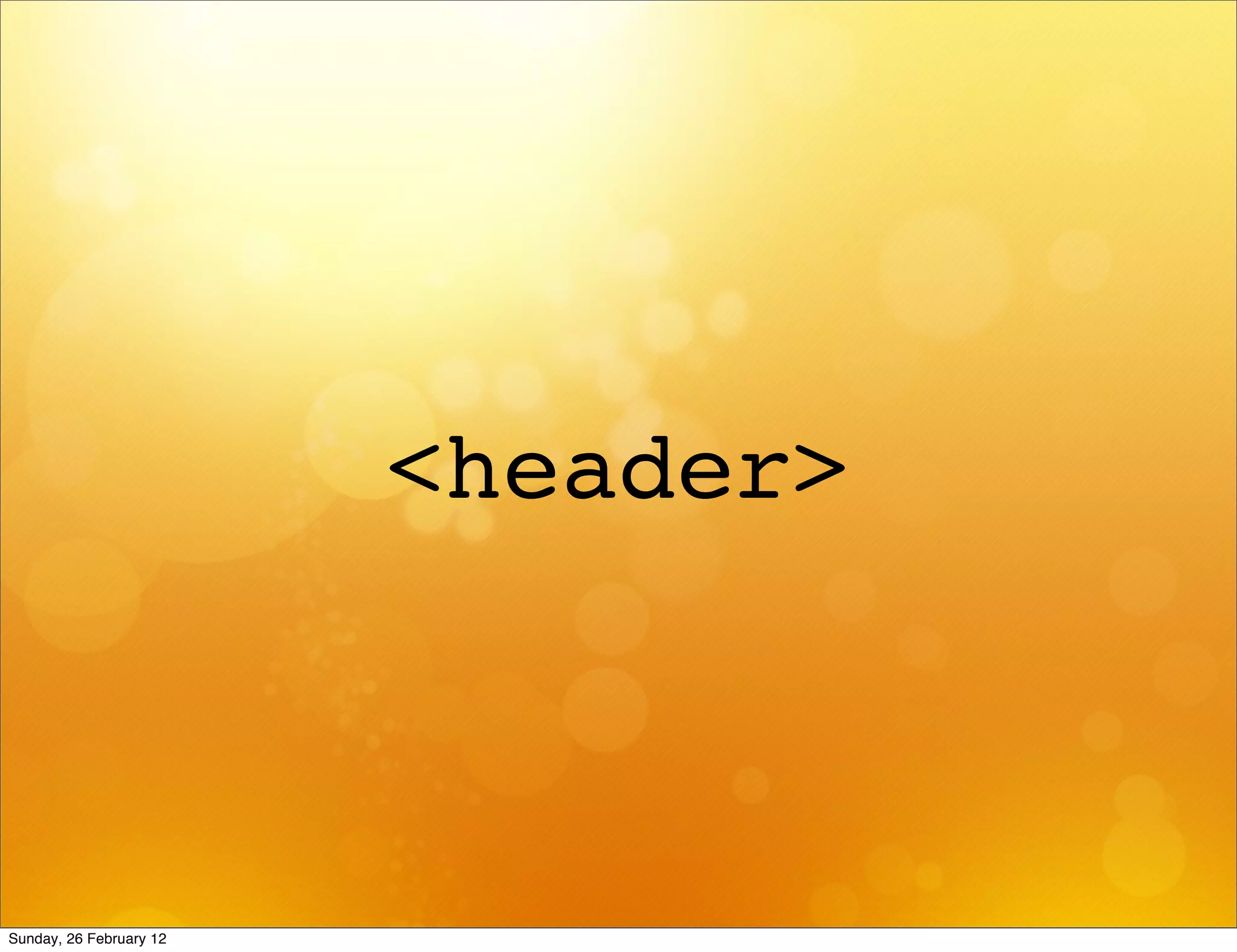 Introduction to HTML5 | PPT | Free Download