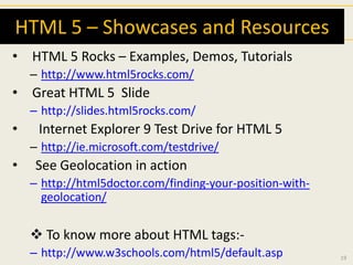 Html 5 | PPT