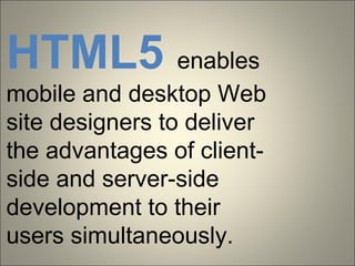 HTML 5 | PPT