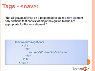 Brief on Html5 | PPT