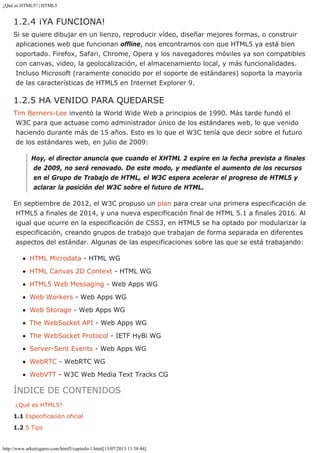 Html5 | PDF