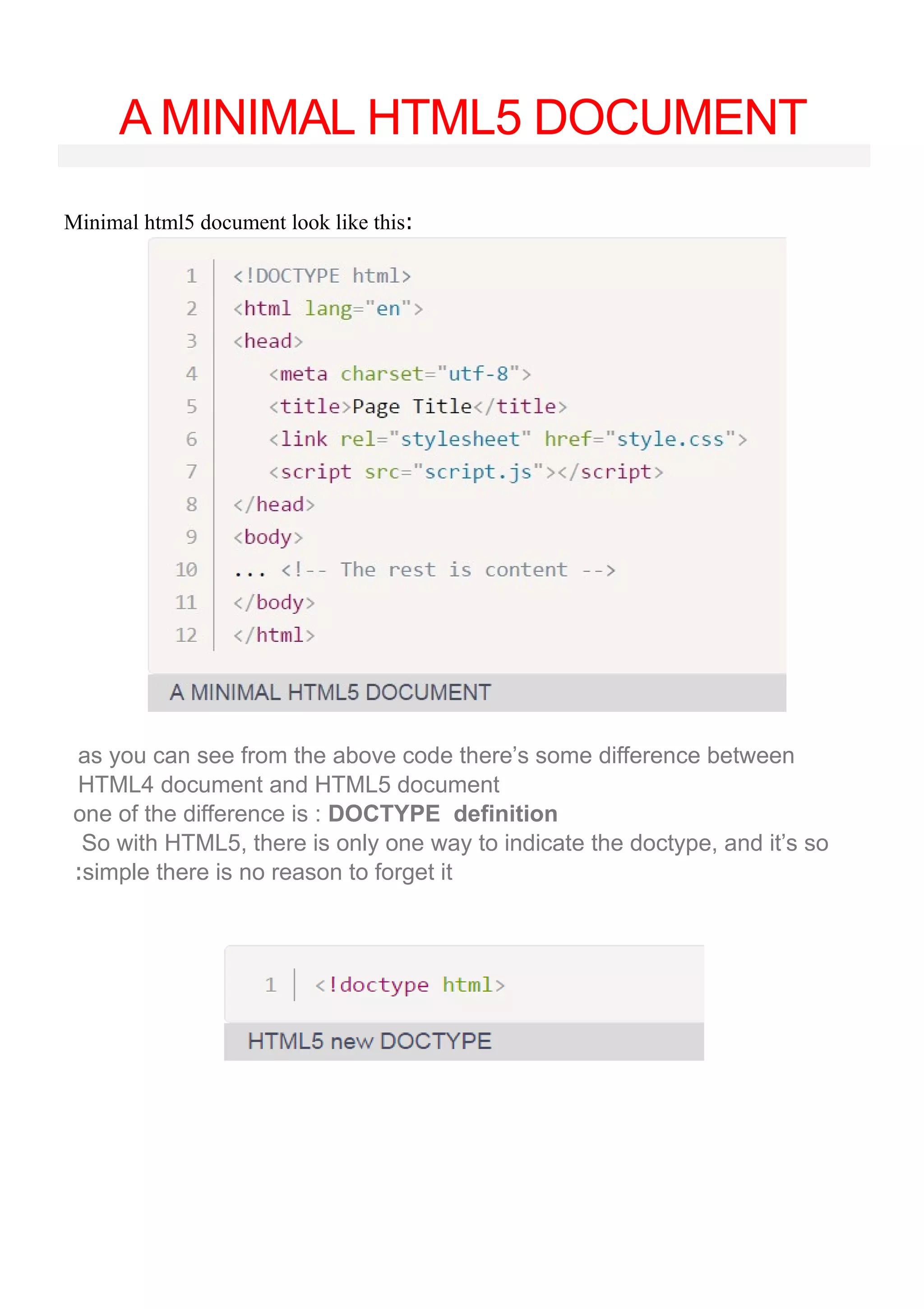 html5 new structural elements | PDF