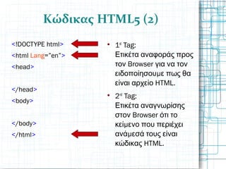 Create Websites with HTML 5.0 | PPT