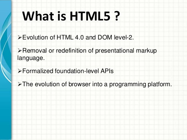 Html5 Introduction For Beginners 6418