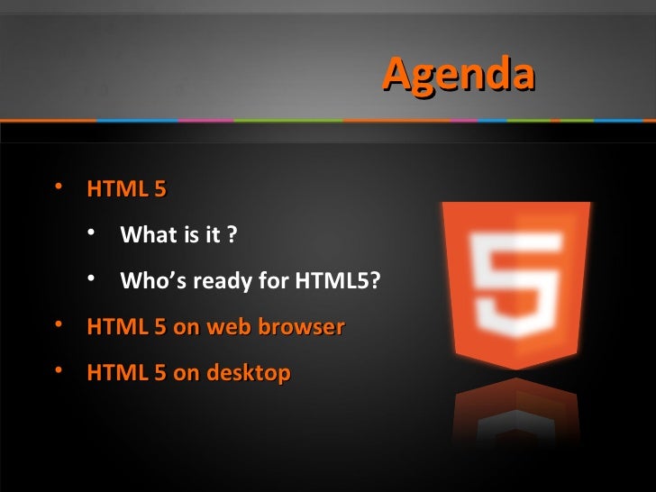Html5 Applications